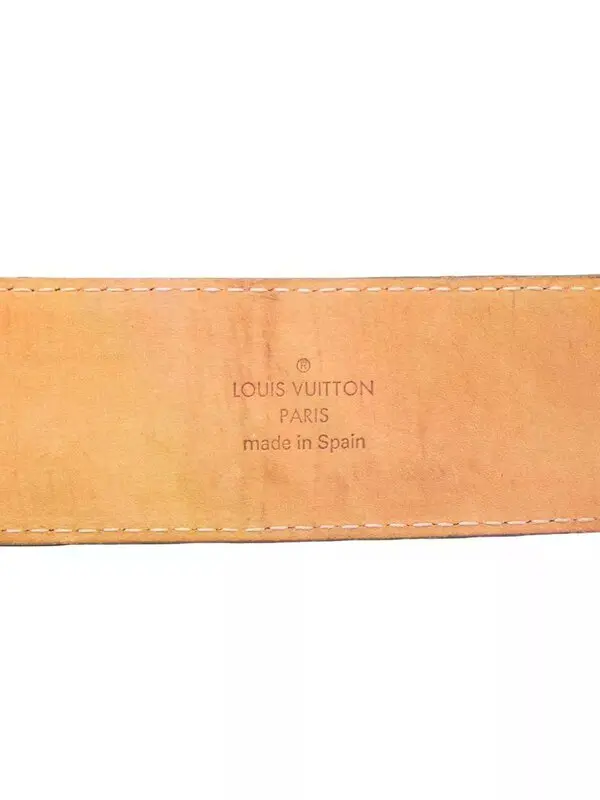LOUIS VUITTON 2009 Monogram Initiales Reversible Belt