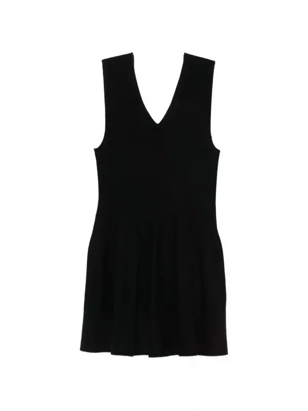 LISA YANG V-neck Mini Dress - Black