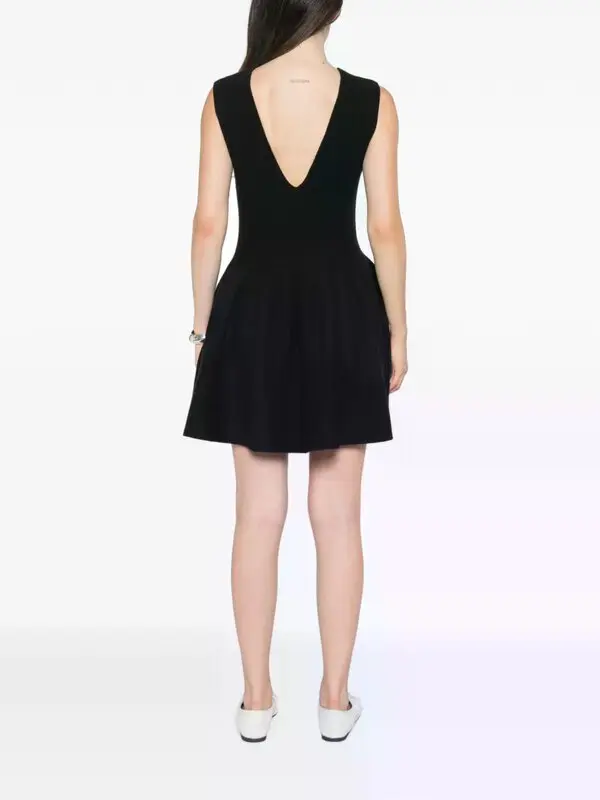 LISA YANG V-neck Mini Dress