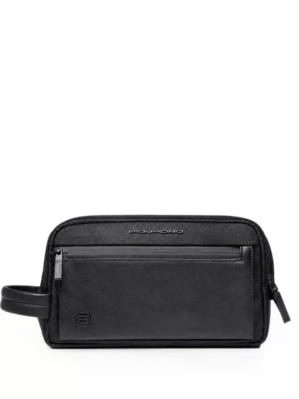 PIQUADRO Logo-plaque Wash Bag