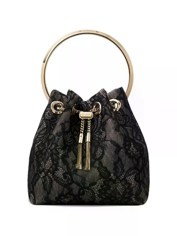 JIMMY CHOO Bon Bon Bucket Bag - Black