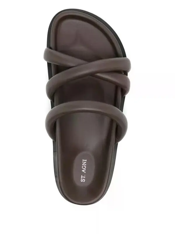 ST. AGNI Crossover-strap Sandals