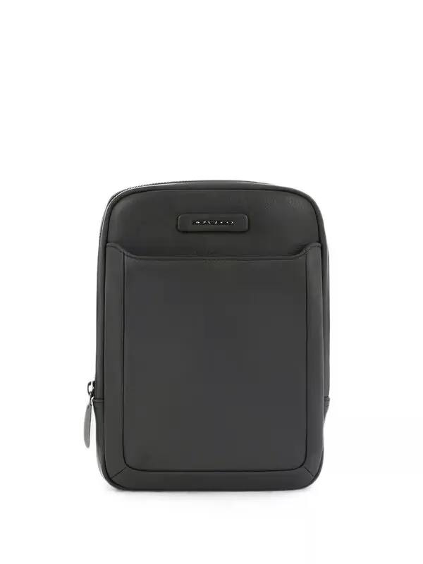 PIQUADRO Logo-plaque Pebbled Backpack