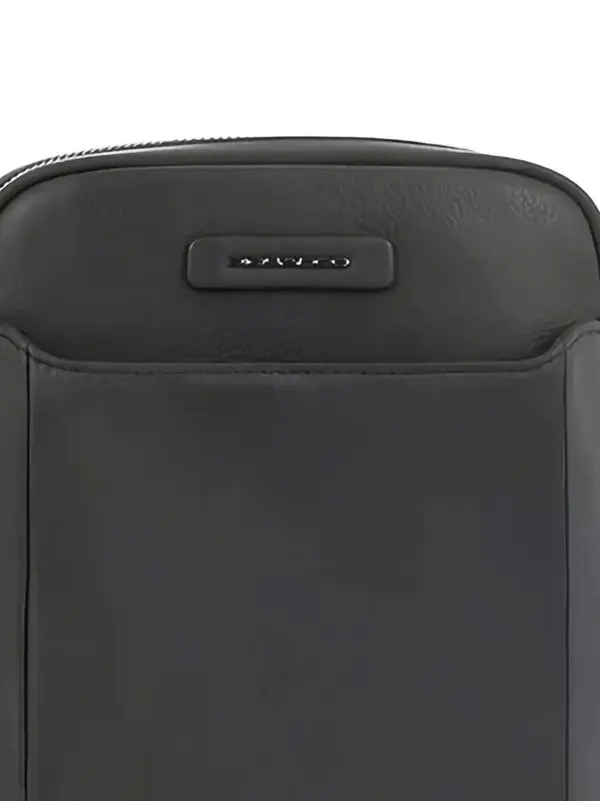 PIQUADRO Logo-plaque Pebbled Backpack
