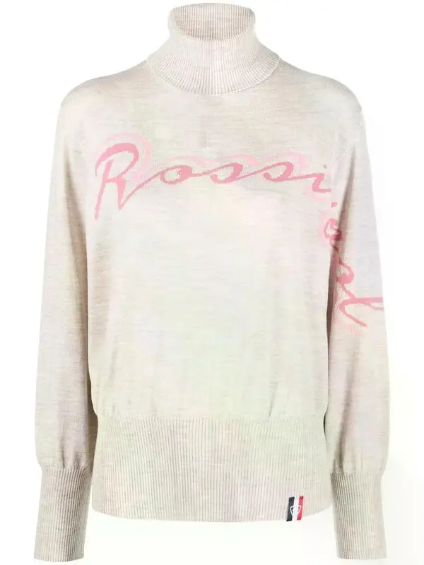 Rossignol Logo Intarsia Merino Wool Blend Jumper