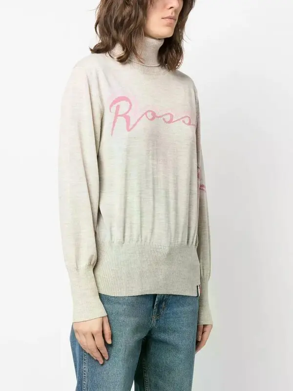 Rossignol Logo Intarsia Merino Wool Blend Jumper