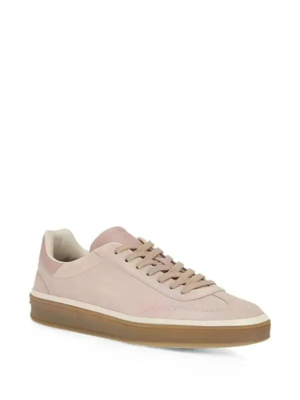 Loro Piana Tennis Walk Suede Sneakers - Pink