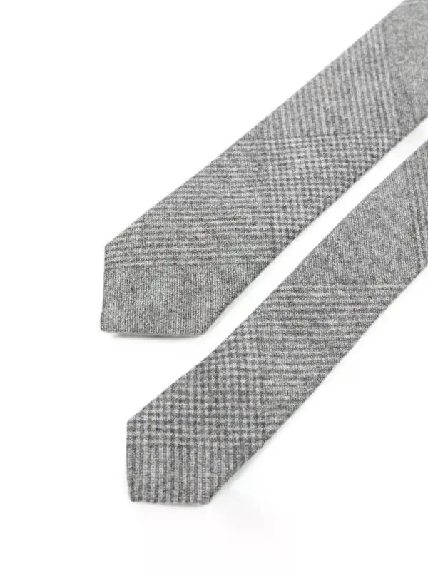 Eleventy Prince Of Wales Check Neck Tie