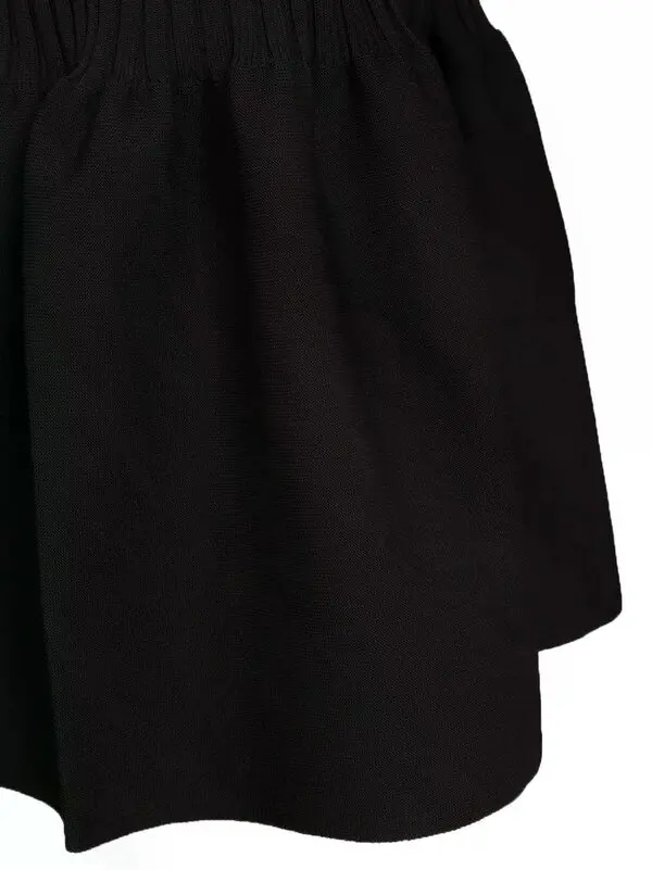 CFCL Ribbed-knit Ruffled Midi Skirt