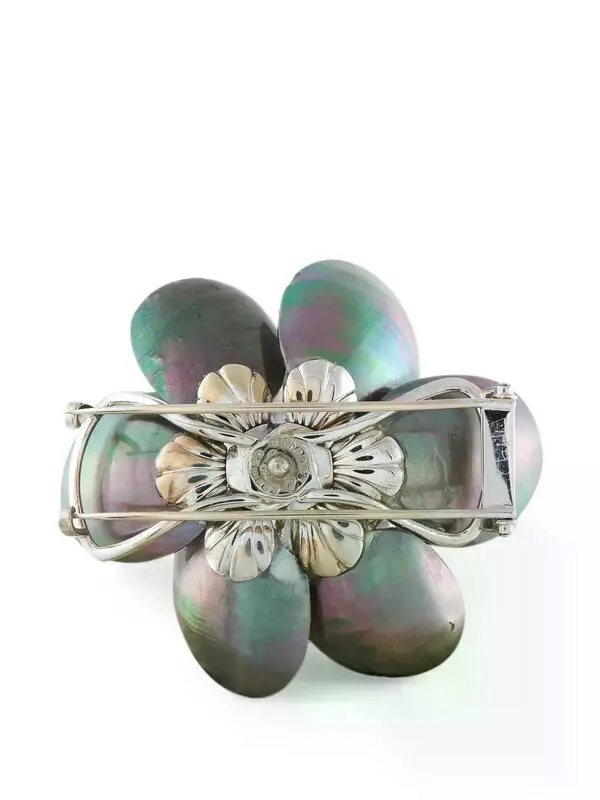 SEAMAN SCHEPPS Pearl And Diamond Brooch