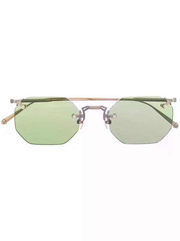 Matsuda Frameless Tinted Sunglasses - Green