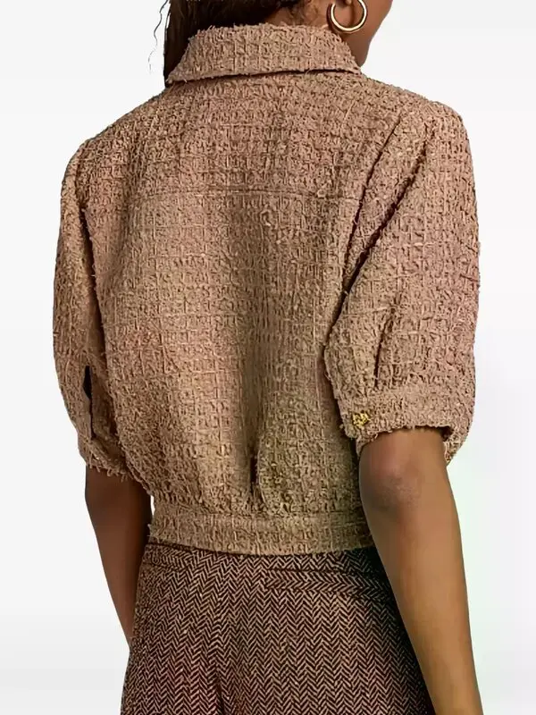 L'Agence Tweed Cropped Jacket