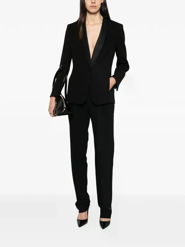 Giorgio Armani Satin-lapel Single-breasted Jacket