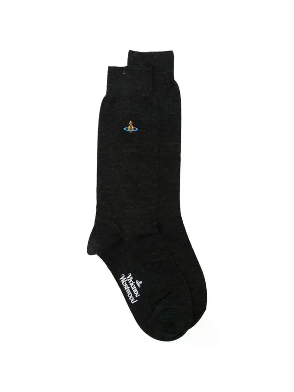 VIVIENNE WESTWOOD Orb-embroidered Socks