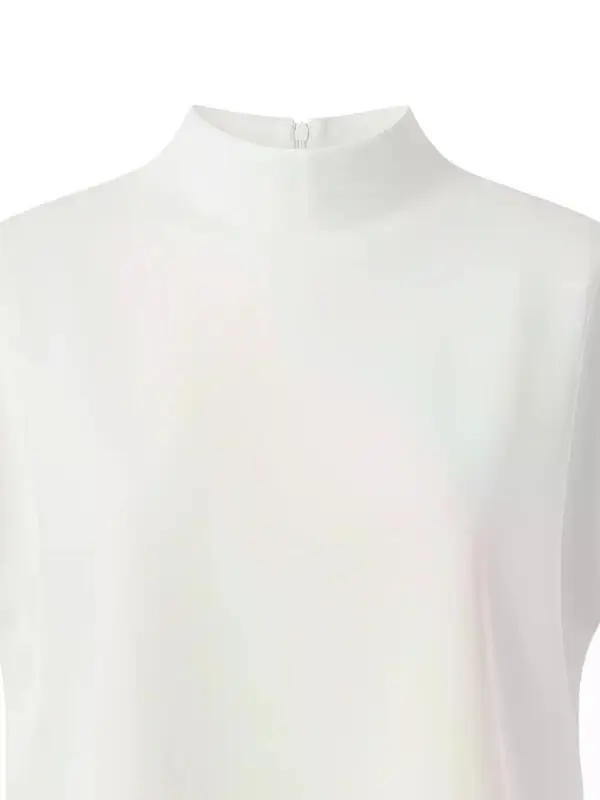 RUNDHOLZ BLACK LABEL High-neck Short-sleeve Blouse