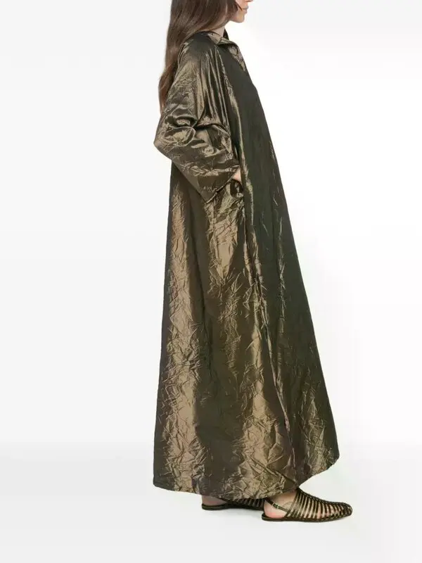 DANIELA GREGIS Crinkled Finish Maxi Dress