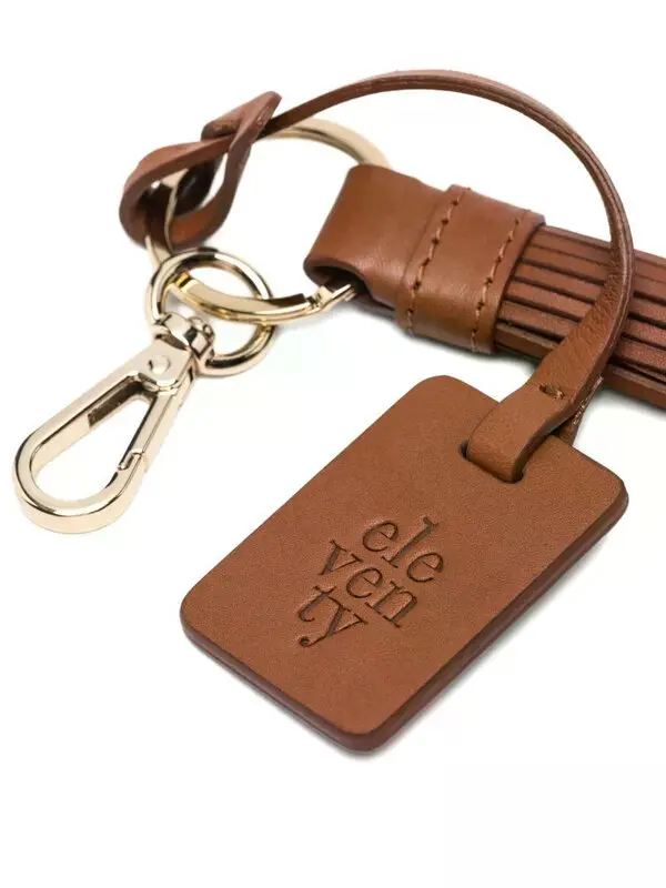 Eleventy Tassel Logo-tag Keyring