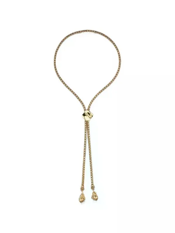 Gas Bijoux Square Biwa Necklace - Gold