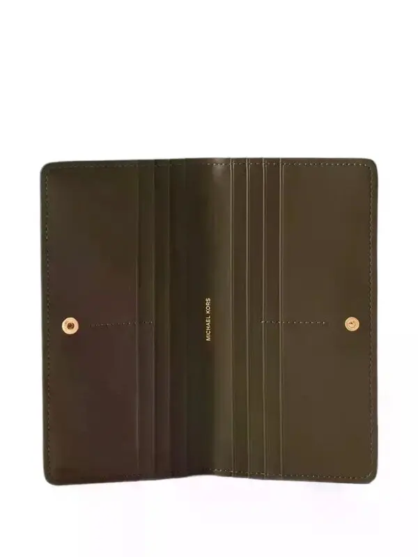 Michael Kors Grainy-leather Snap-fastening Wallet