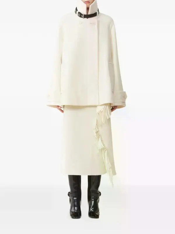 LANVIN Buckle-detail Double-breasted Coat