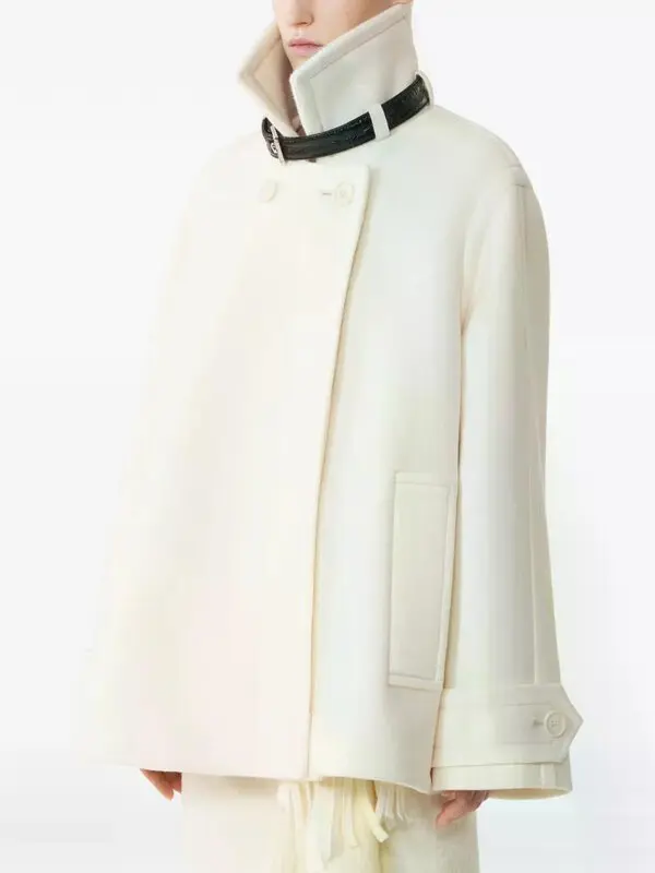 LANVIN Buckle-detail Double-breasted Coat