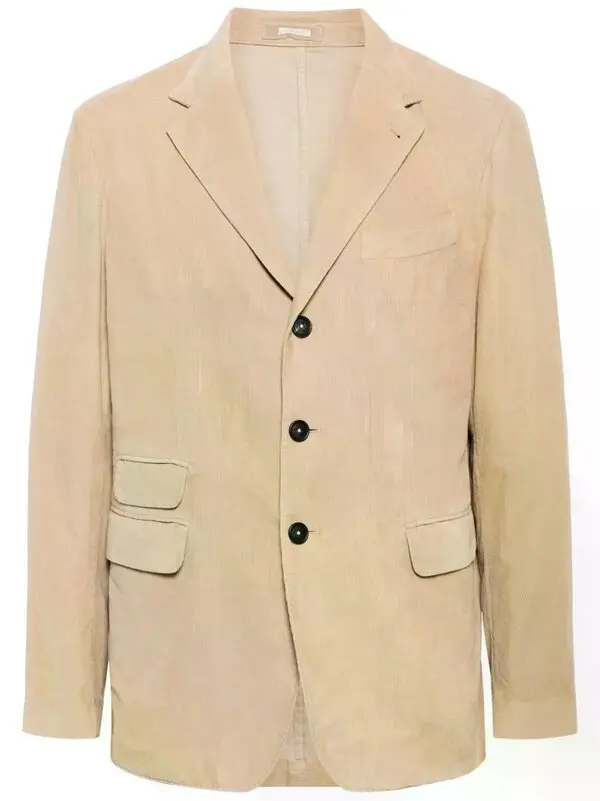 Massimo Alba Corduroy Single-breasted Blazer