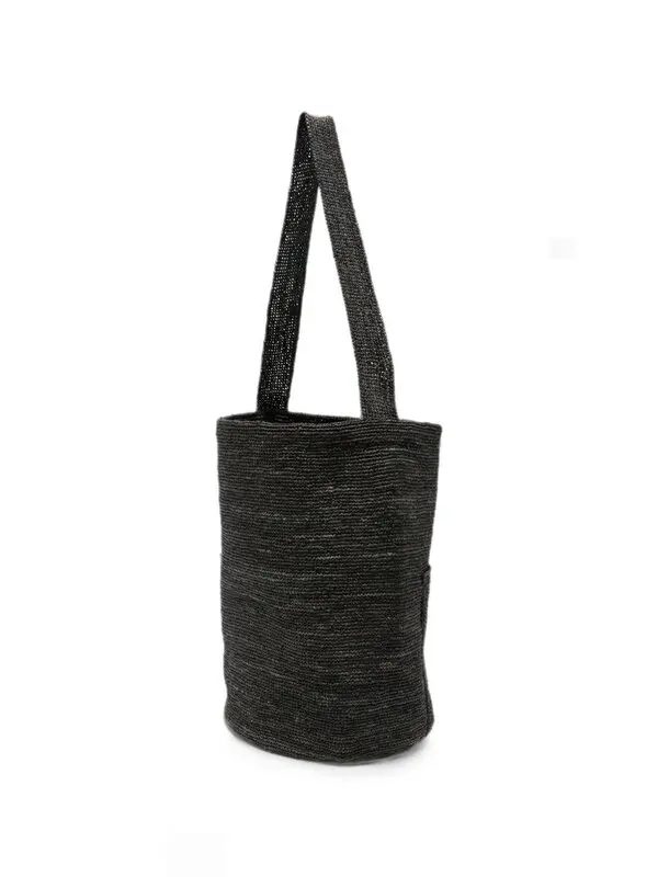 SOPHIE DIGARD Rafia Bucket Bag - Grey
