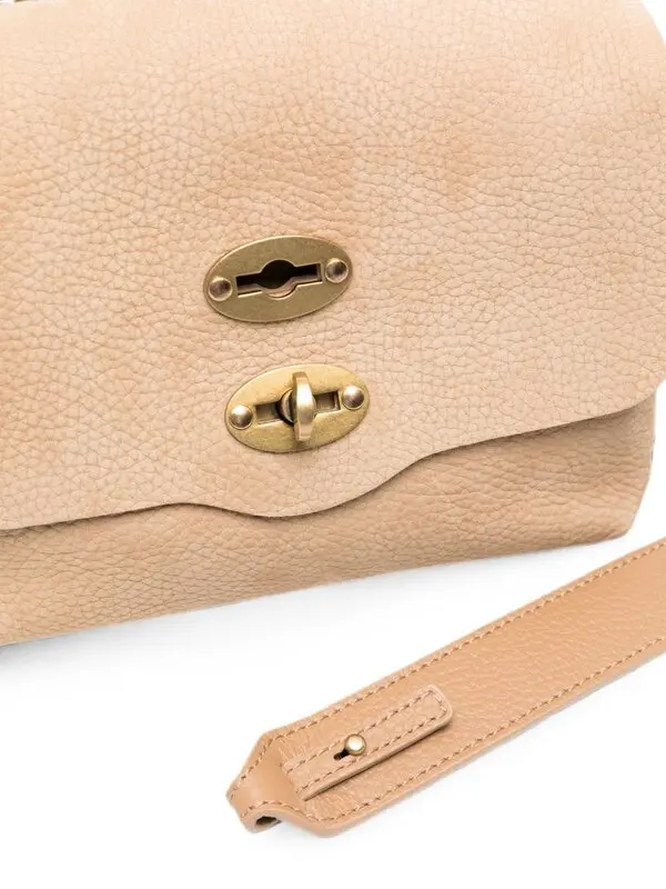 ZANELLATO Postina Jones Baby Leather Handbag - Beige