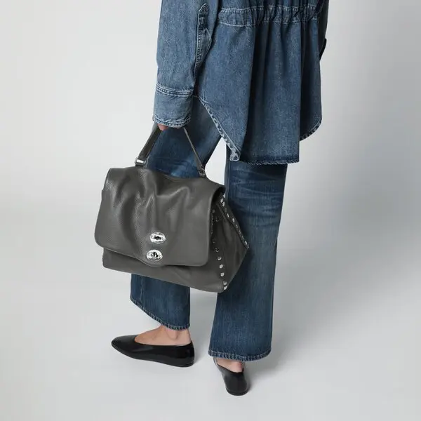 ZANELLATO Medium Postina Bag In Vulcano