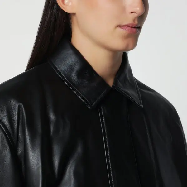 ARMA Melis Leather Bomber Jacket