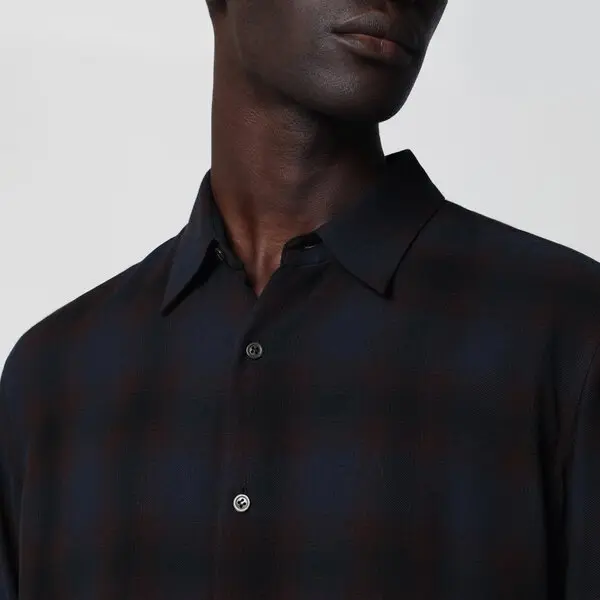 Dries Van Noten Check-pattern Viscose Shirt