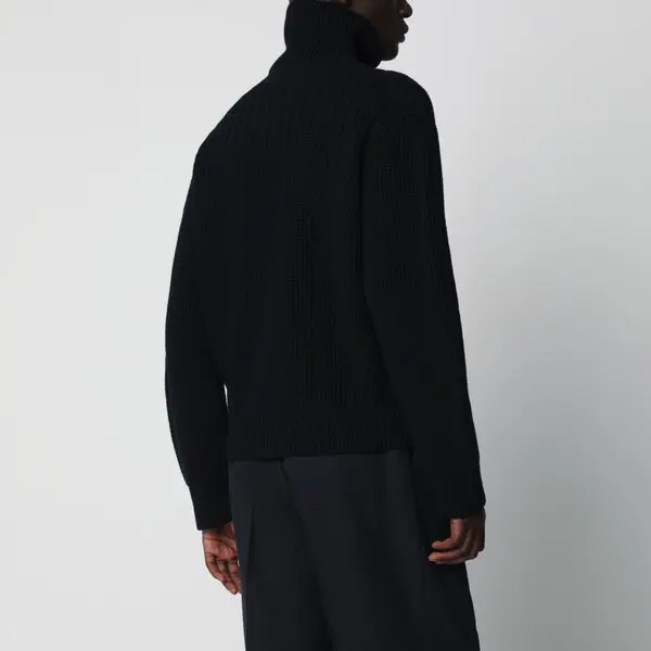 Dries Van Noten Waffle-knit Wool Cardigan