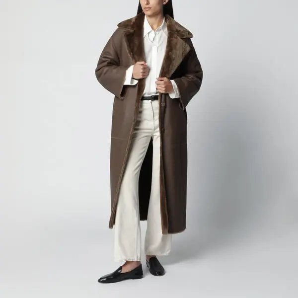 ARMA Brown Rein Reversible Leather Coat