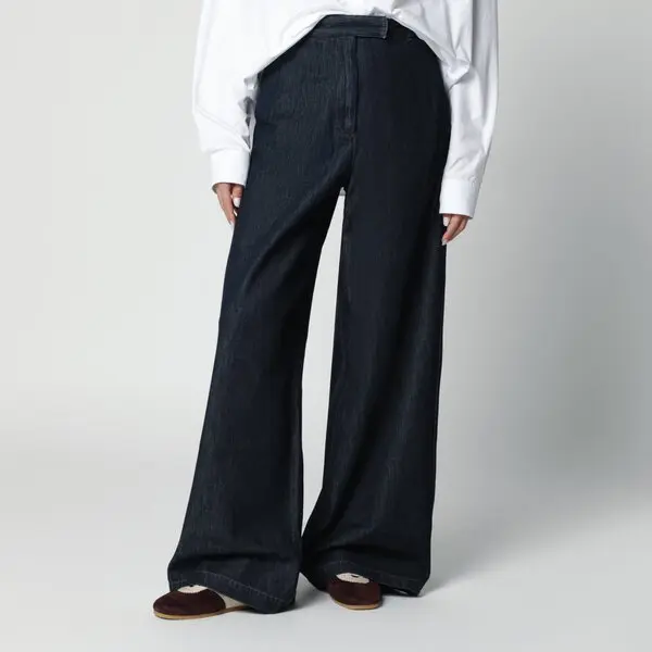 Dries Van Noten Dark Indigo Wide-leg Jeans