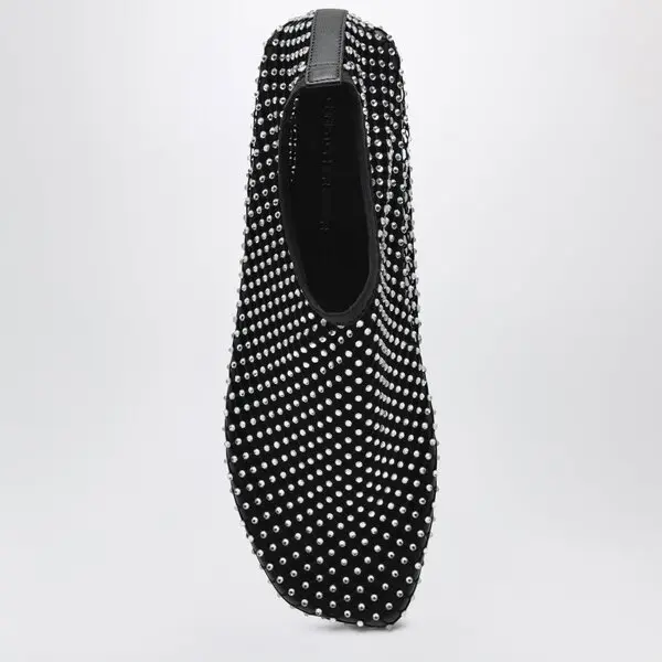 Christopher Esber Embellished Mesh Ballet Flats