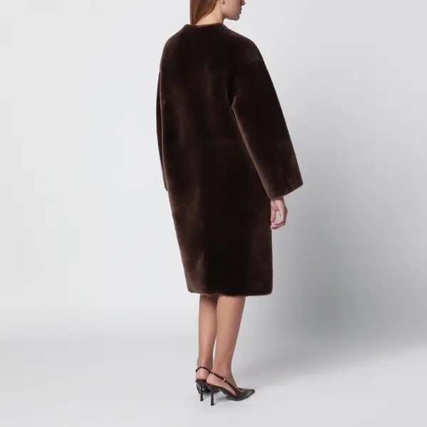 BLANCHA Oak Reversible Shearling Coat