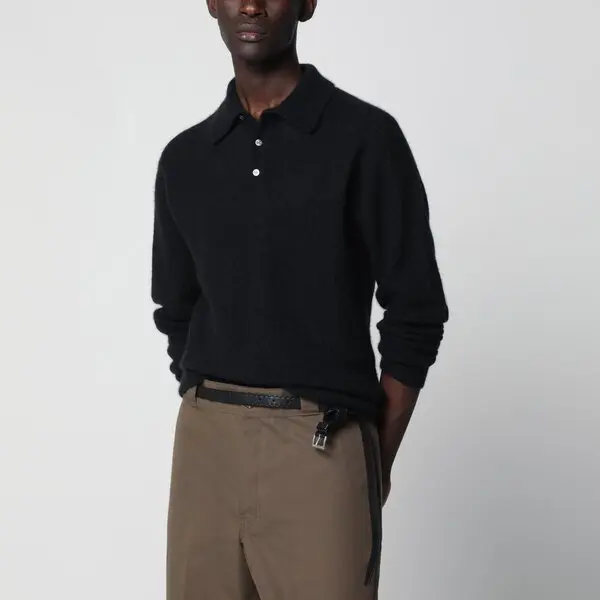 ROBERTO COLLINA Cashmere Polo Jumper