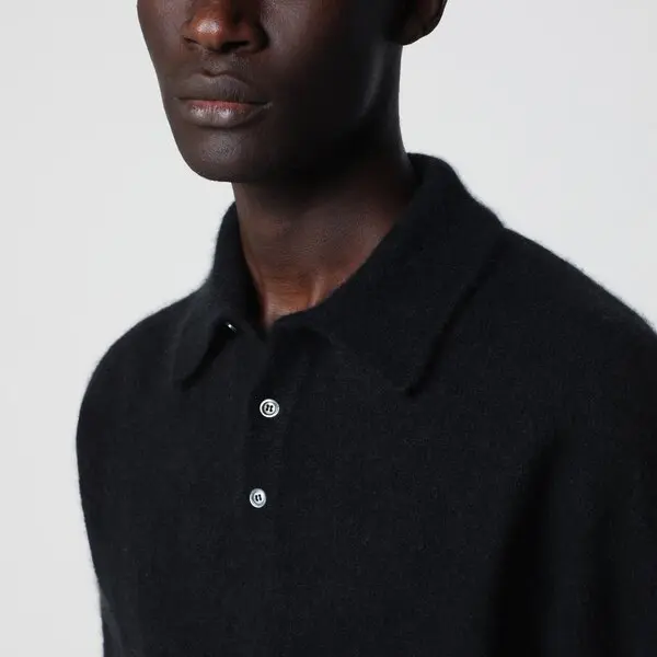 ROBERTO COLLINA Cashmere Polo Jumper