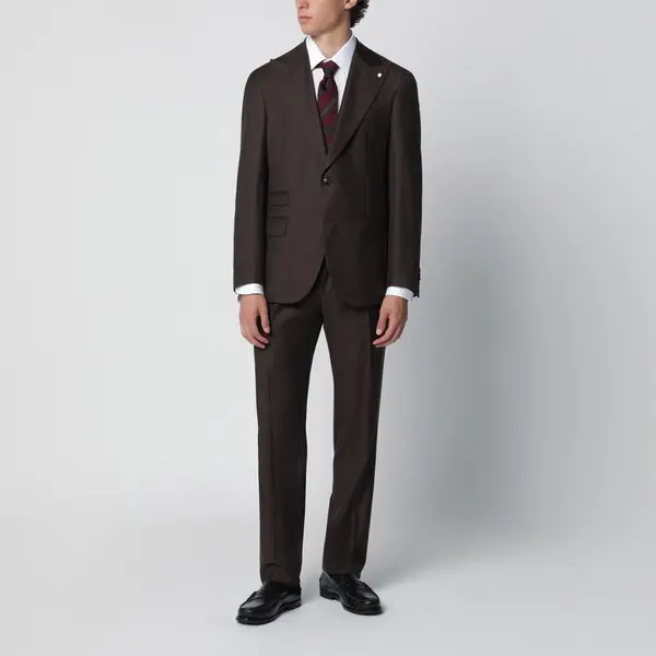 LUIGI BIANCHI Single-breasted Wool Suit