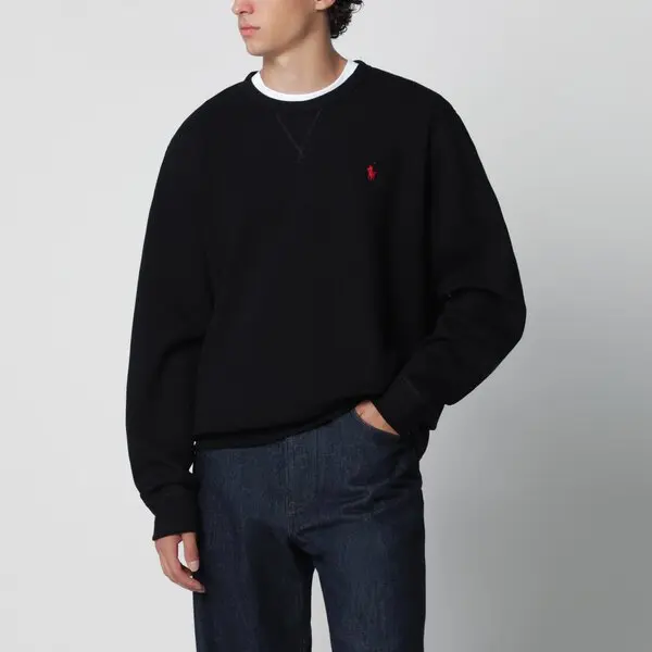 Polo Ralph Lauren Cotton-blend Crewneck Sweatshirt - Black