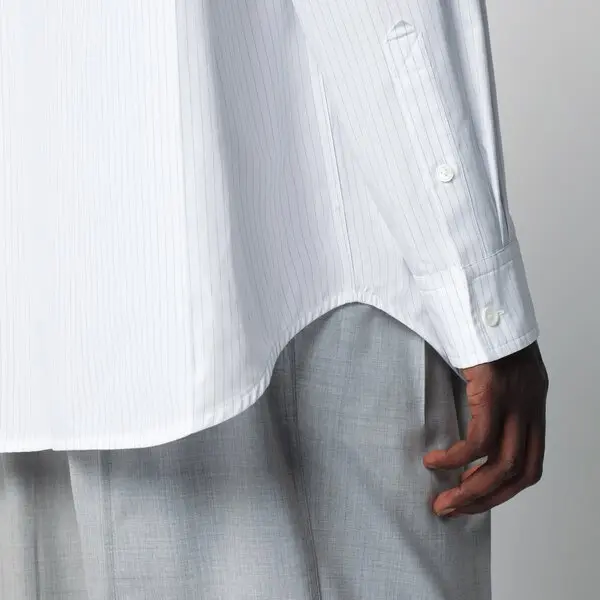 Bottega Veneta Pinstriped Cotton Shirt