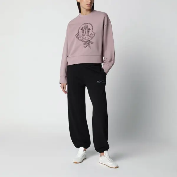 Moncler Cotton Sweatshirt With Embroidered Logo