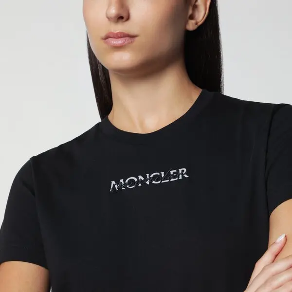 Moncler Cotton T-shirt With Embroidered Logo