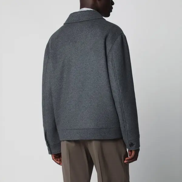 Valentino Garavani Wool And Cashmere-blend Overshirt Jacket