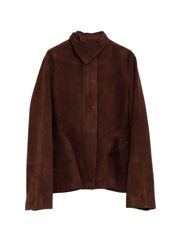 Alaïa Peplum Leather Jacket