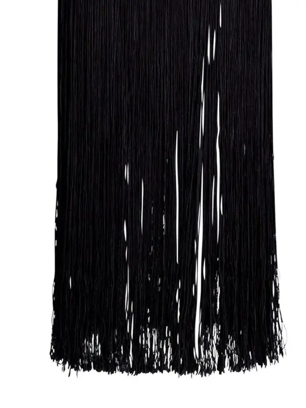 Alaïa Fringed Long Skirt