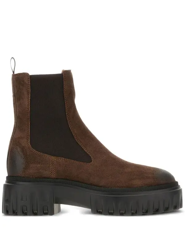 Hogan H700 Leather Chelsea Boots