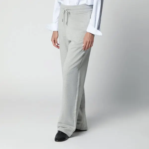 AMI Paris Gray De Coeur Jogger Pants
