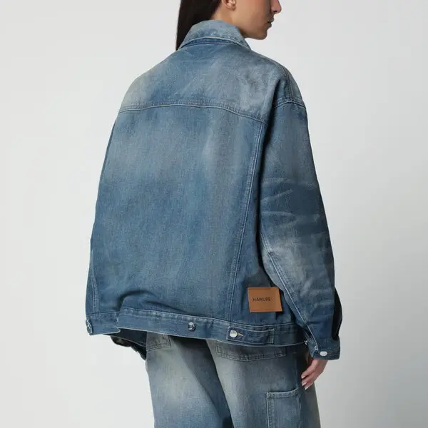 HAIKURE Washed-effect Denim Jacket