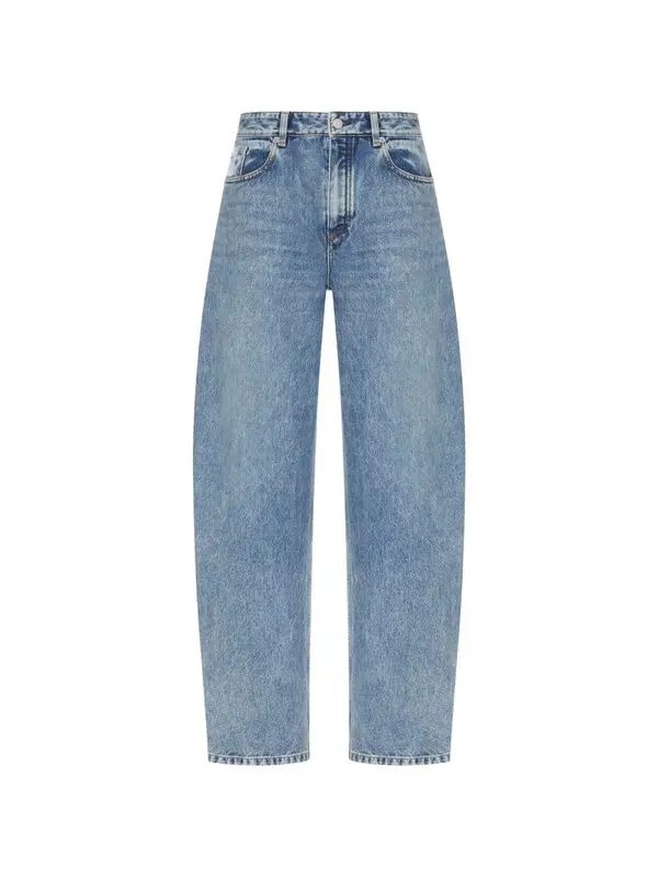 Alaïa Round Denim Jeans
